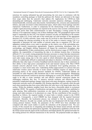 Intelligent Efficient Routing and Localization in the Underwater Wireless Sensor Network to ...