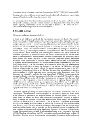Intelligent Efficient Routing and Localization in the Underwater Wireless Sensor Network to ...