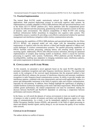 Radio Frequency Interference Detection and Automatic Modulation Recognition Based on Mask RCNN | PDF
