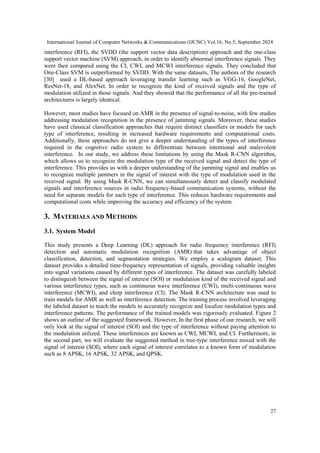 Radio Frequency Interference Detection and Automatic Modulation Recognition Based on Mask RCNN | PDF