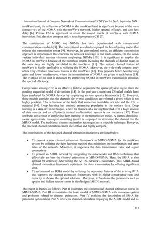 Adaptive Hybrid Deep Learning Based Effective Channel Estimation in MIMO-Noma for Millimeter ...