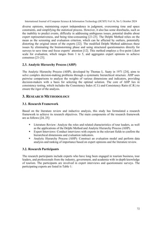 Exploring the Selection and Training of Tour Leaders: An Evaluation Model Based on the Analytic ...