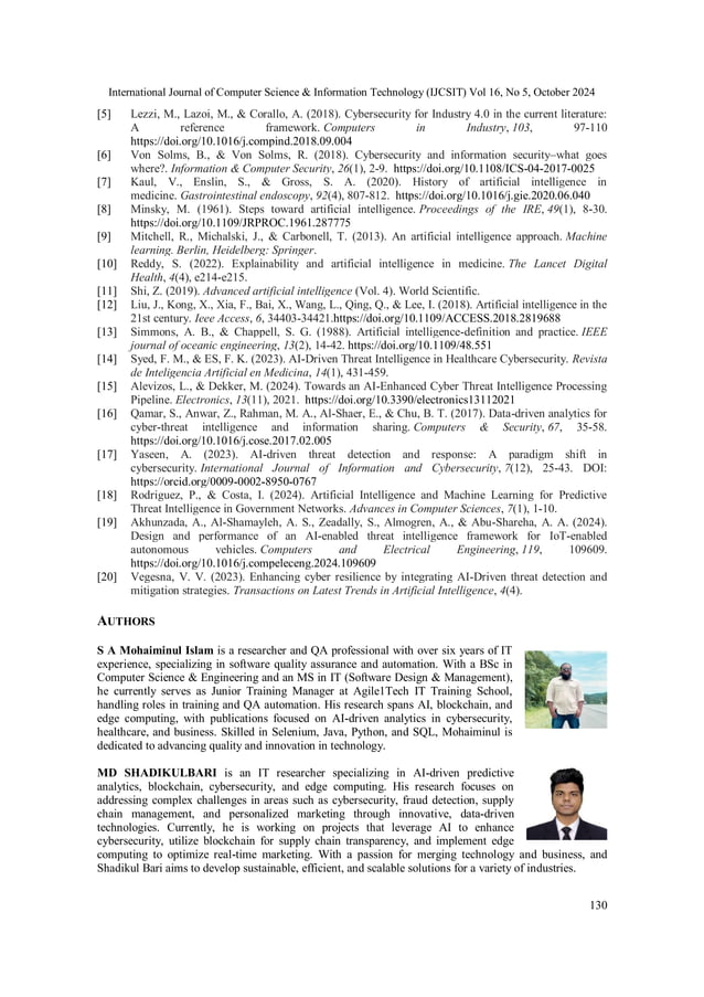 AI-Driven Threat Intelligence: Transforming Cybersecurity for Proactive ...