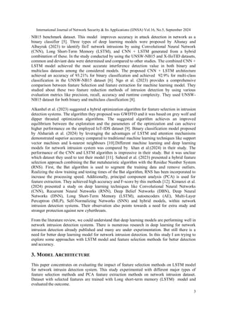 COMPARATIVE ANALYSIS OF FEATURE SELECTION TECHNIQUES FOR LSTM BASED NETWORK INTRUSION DETECTION ...