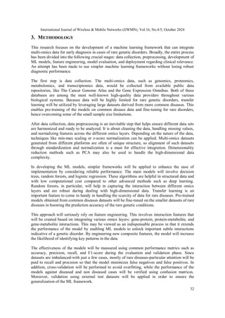 Machine Learning for Early Detection of Rare Genetic Disorders using Multi-Omics Data | PDF