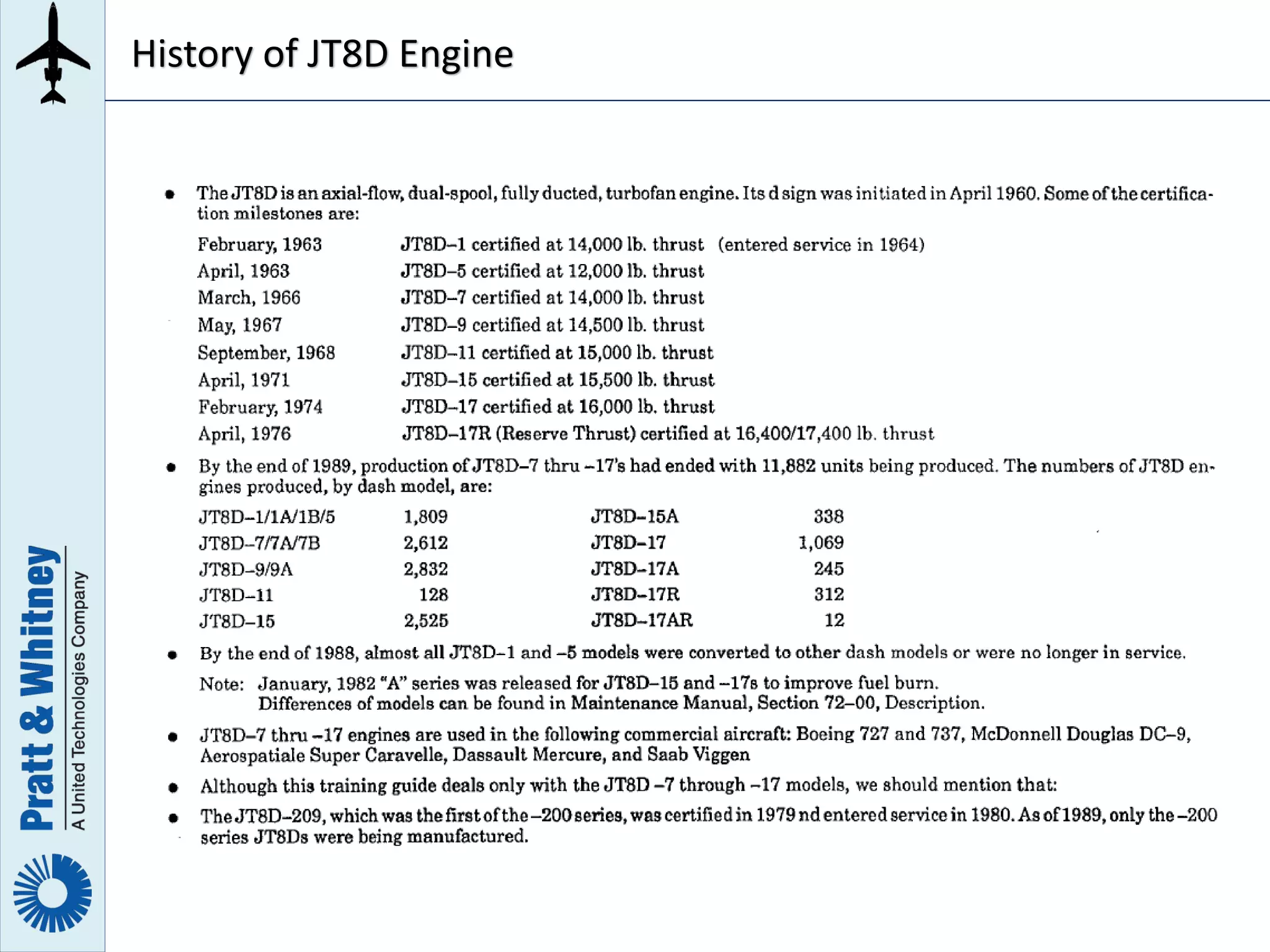 General Electric JT8D Engine Manual | PDF