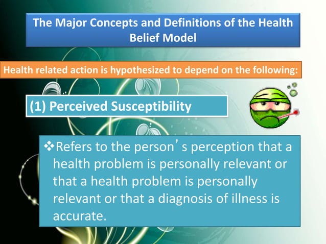 165356704-Health-Belief-Model.ppt detailed explanation | PPT