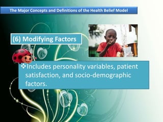 165356704-Health-Belief-Model.ppt detailed explanation | PPT