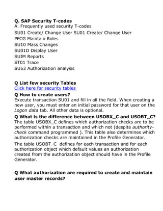 165373293 sap-security-q | PDF