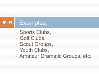Accounting for Clubs and Societies | PPTX