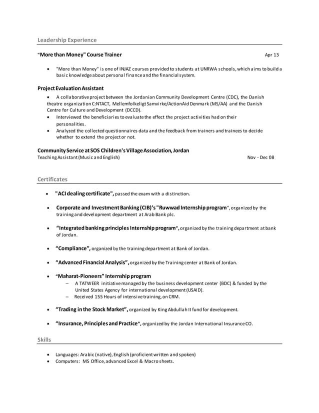 Nada CV 2015 | PDF | Free Download