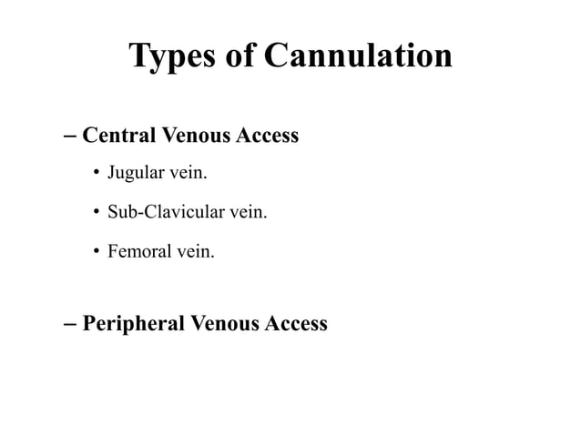 Cannulation | PDF | Medical Health
