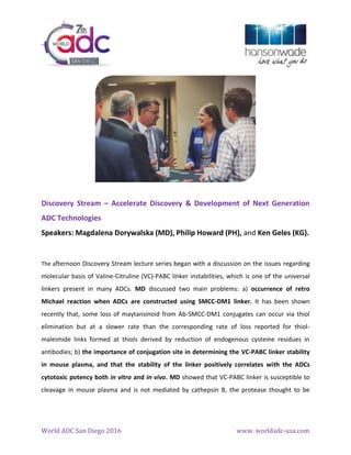 World ADC San Diego | PDF