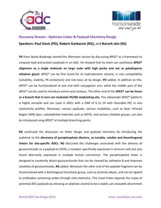 World ADC San Diego | PDF
