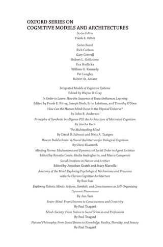 Brainmind From Neurons To Consciousness And Creativity Paul Thagard | PDF
