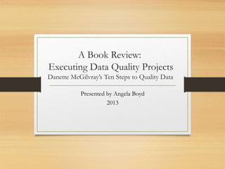 DQ Book Review | PPTX