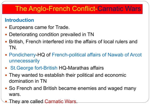 Anglo french conflict.ppt--------------- | PPT