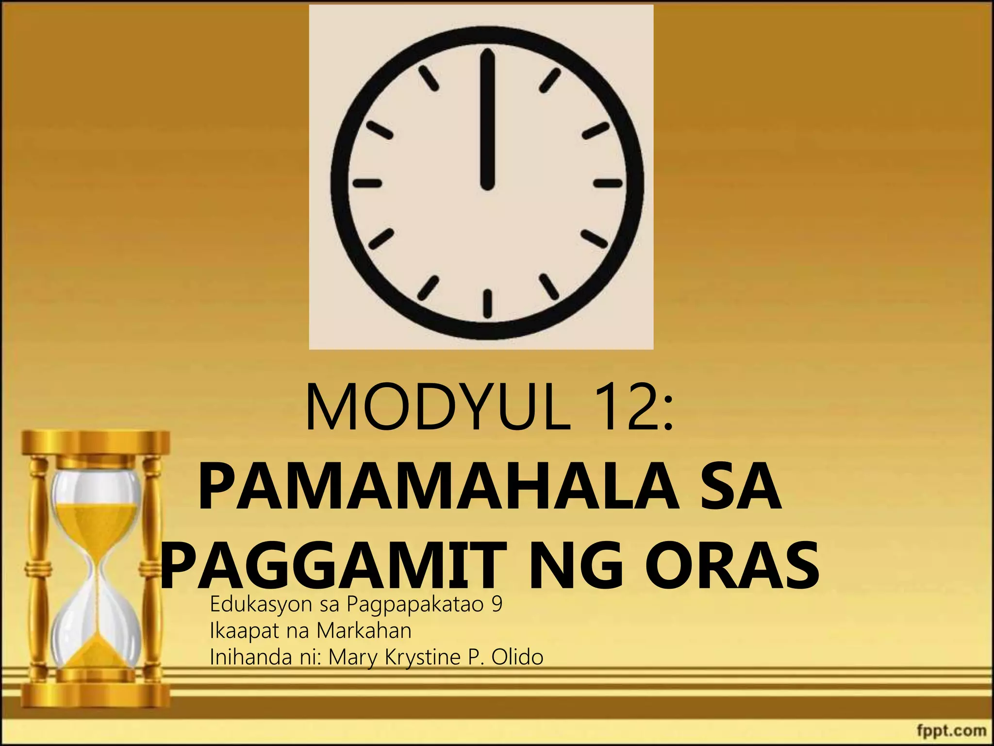 modyul 12 | PPT
