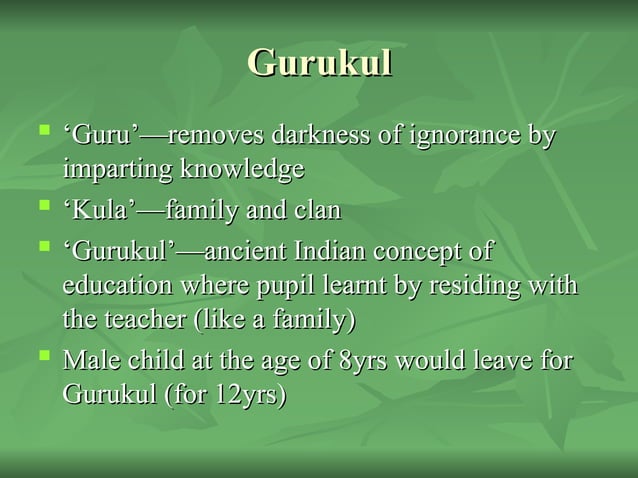 165998543-Gurukul-System-of-Learning.ppt | Hinduism | Religion ...
