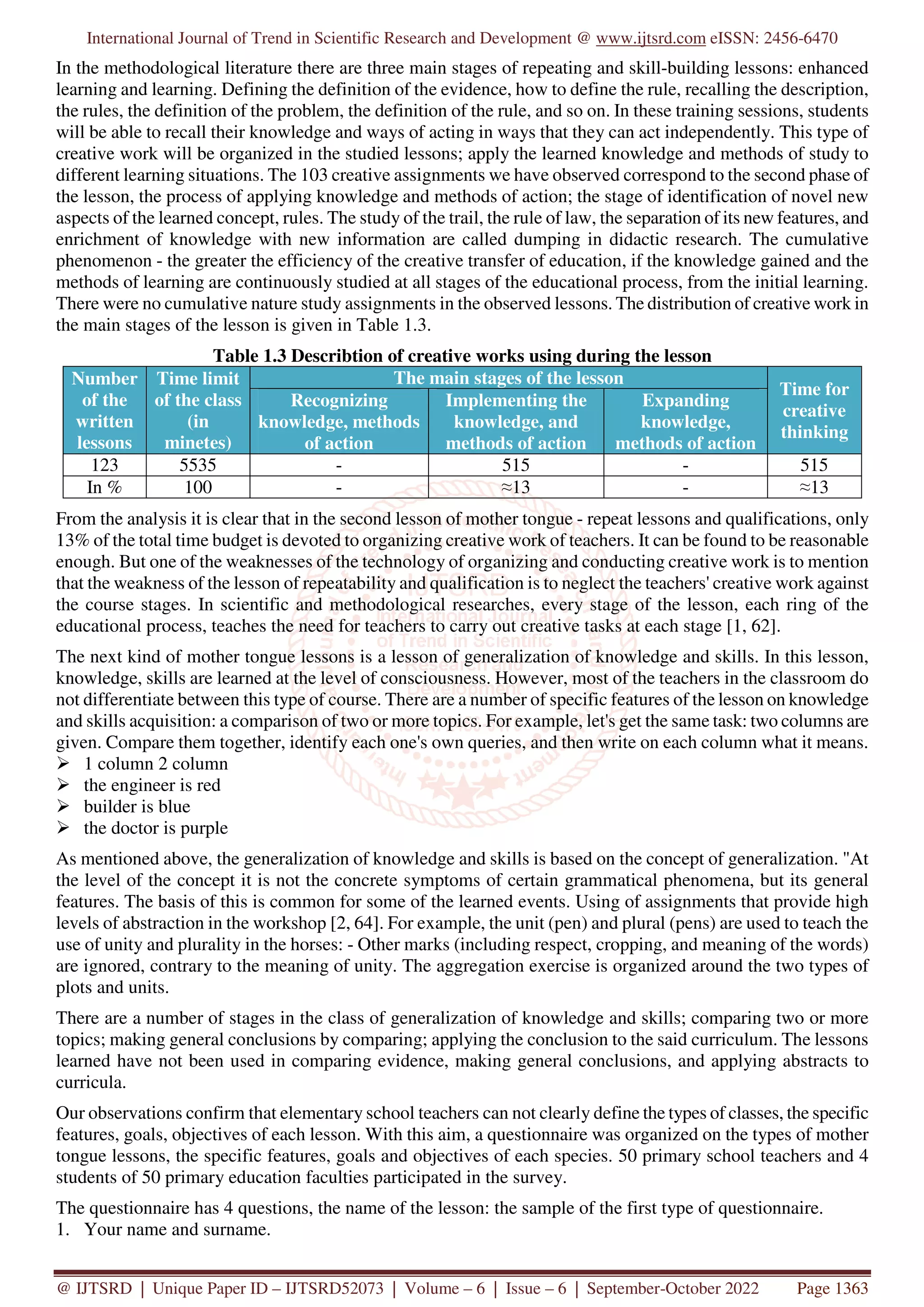 Effectiveness of Mother Tongue Teaching | PDF