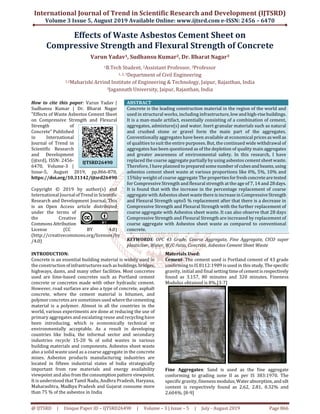 Effects of Waste Asbestos Cement Sheet on Compressive Strength and ...