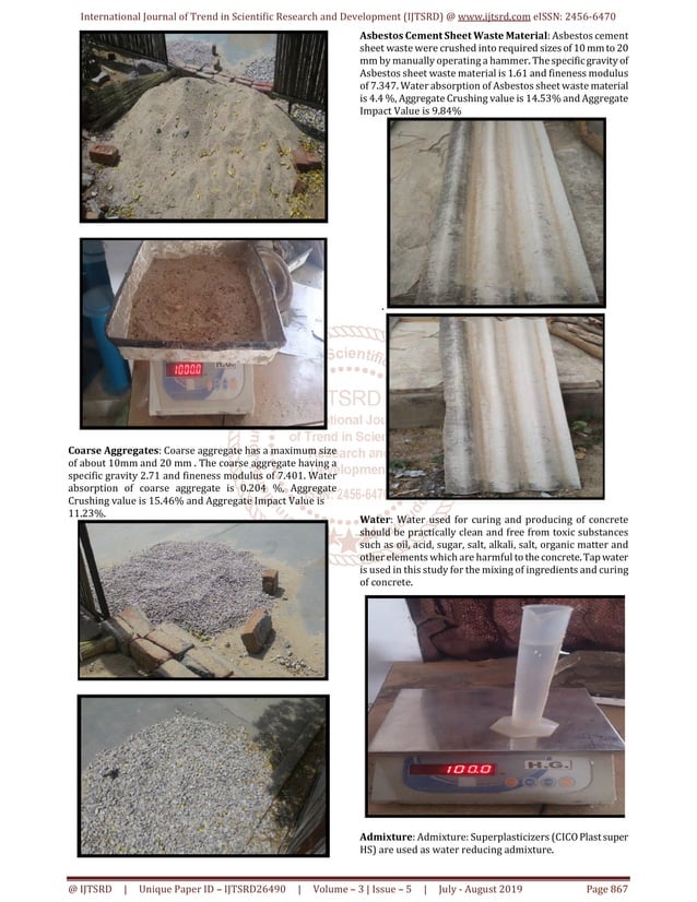 Effects of Waste Asbestos Cement Sheet on Compressive Strength and ...