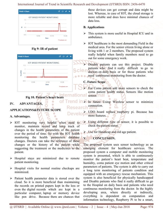 IoT Based Patient Monitoring | PDF