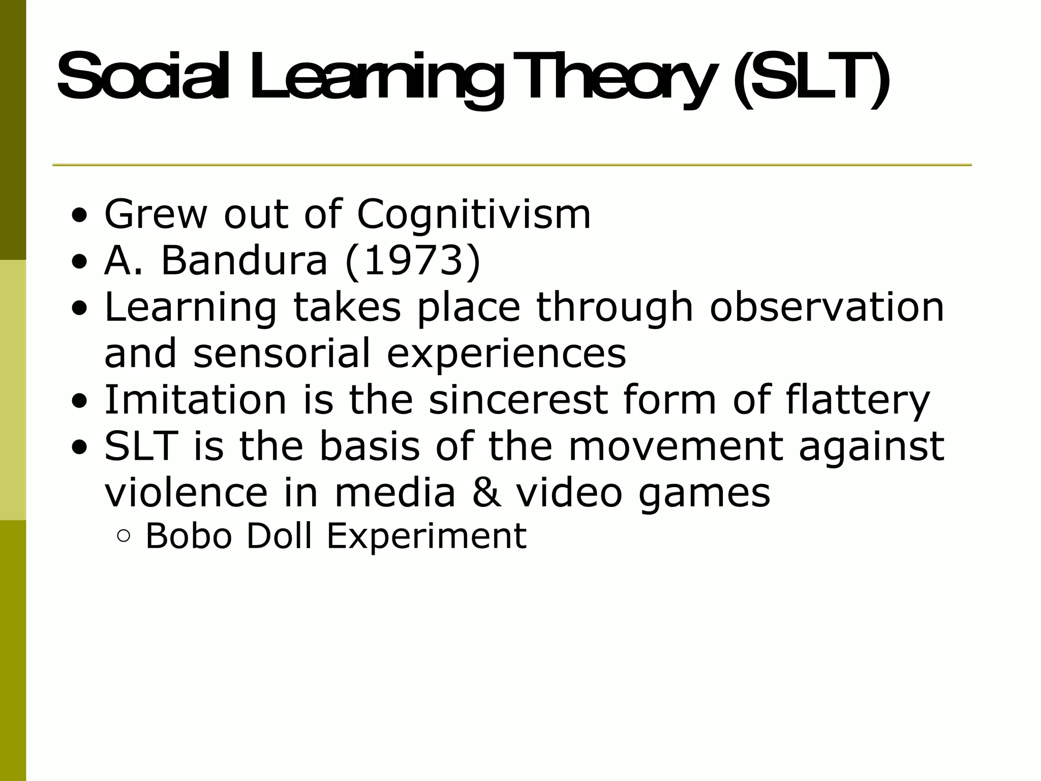 A Brief History of Learning Theory | PPT
