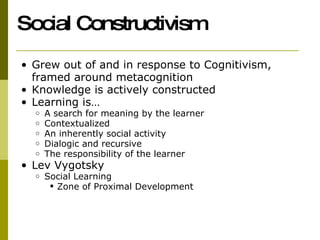 A Brief History of Learning Theory | PPT