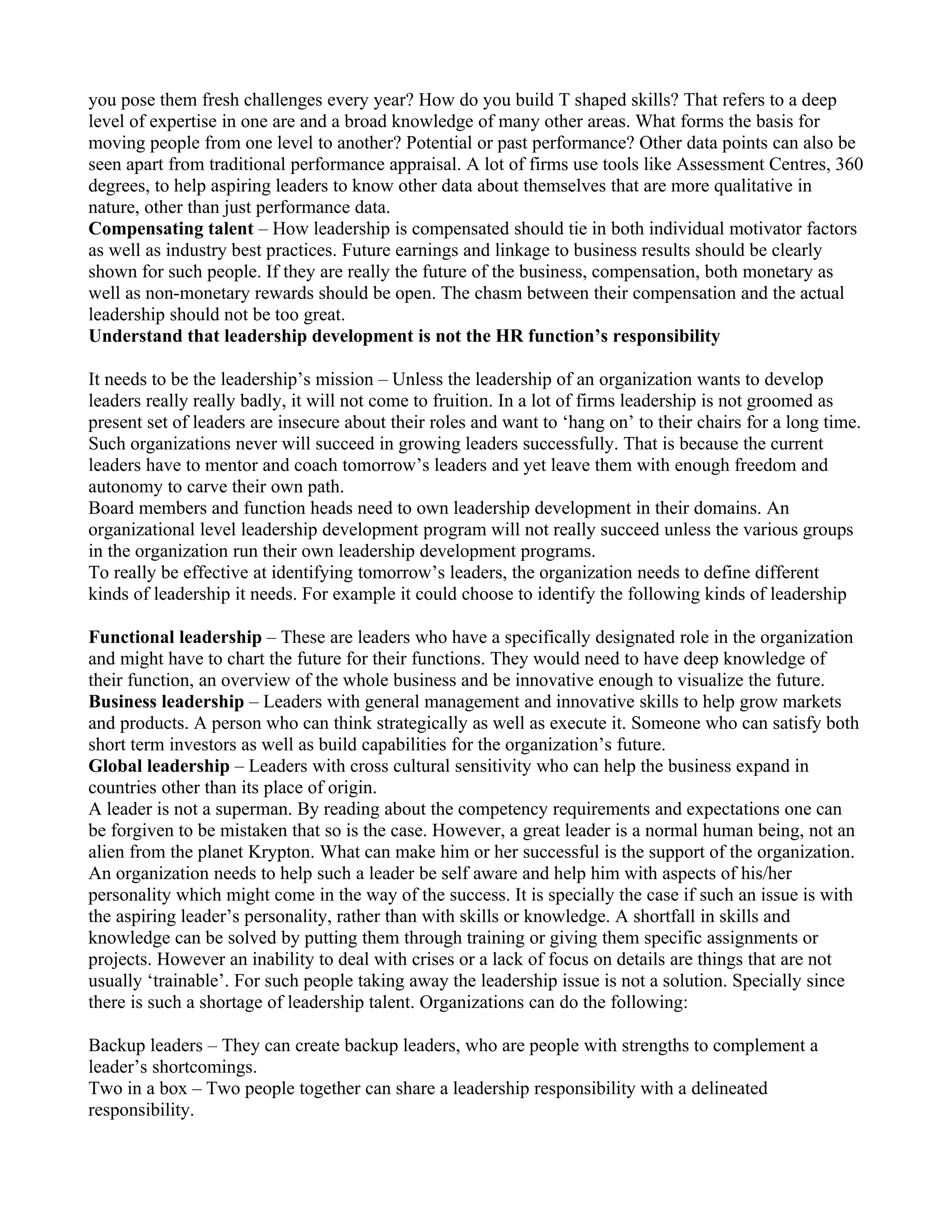 Leadership Paper | DOC