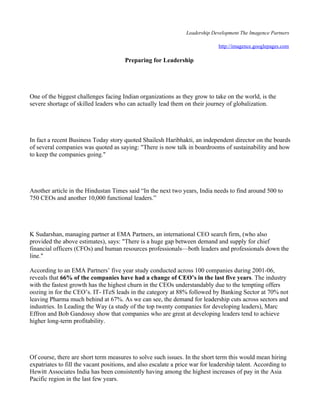 Leadership Paper | DOC