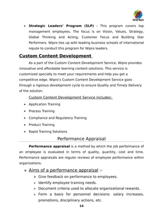 16606524 project-on-wipro | PDF