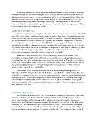 Alternative Containment Materials for MSR | PDF