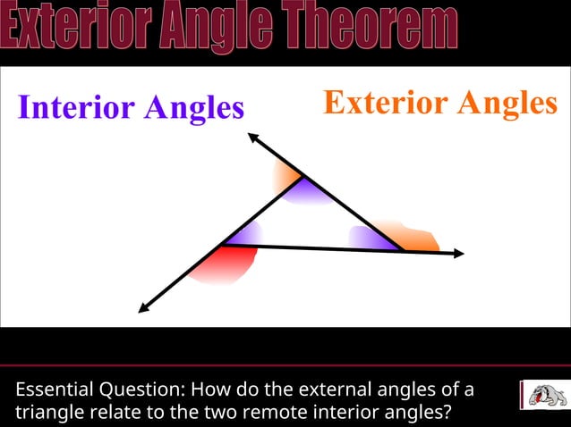 exterior theorm Euclid was an ancient Greek mathematician | PPT