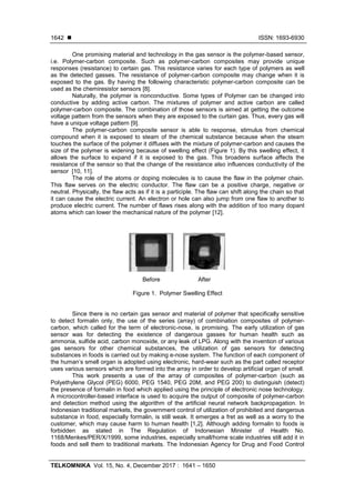 The Use of Polymer Based Gas Sensor for Detecting Formalin in Food Using Artificial Neural ...