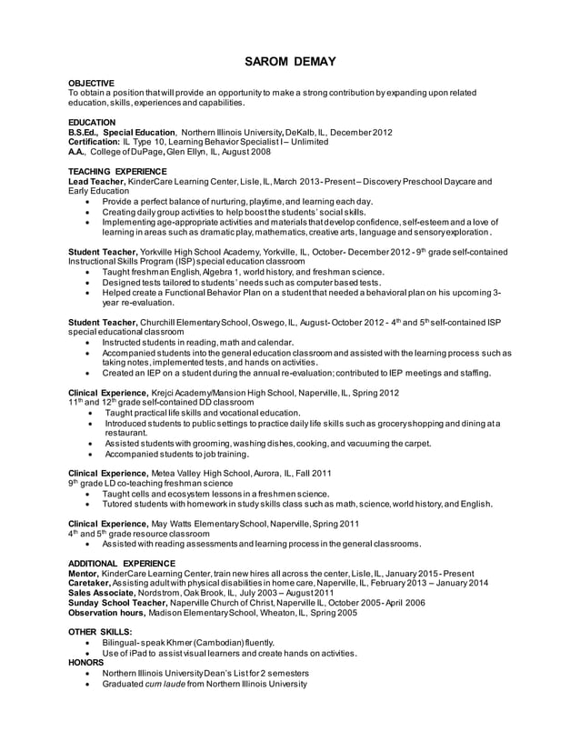 DeMaySarom Resume16 | DOCX