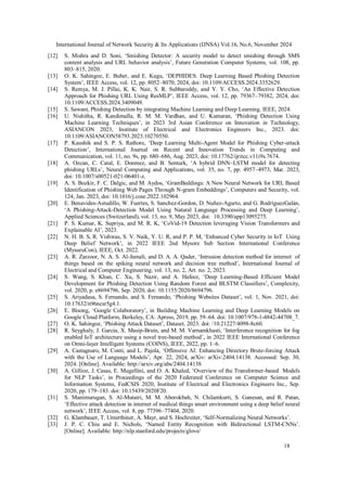 DEEP LEARNING APPROACH FOR DETECTION OF PHISHING ATTACK TO STRENGTHEN NETWORK SECURITY | PDF