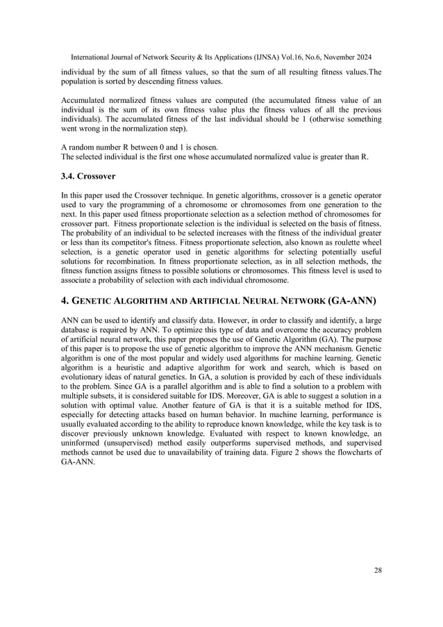IMPROVING INTRUSION DETECTION SYSTEM USING THE COMBINATION OF NEURAL NETWORK AND GENETIC ...