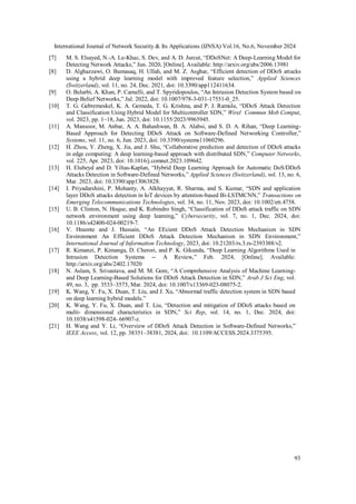 HYBRID DEEP LEARNING APPROACH FOR ENHANCED DETECTION AND MITIGATION OF DDOS ATTACK IN SDN ...