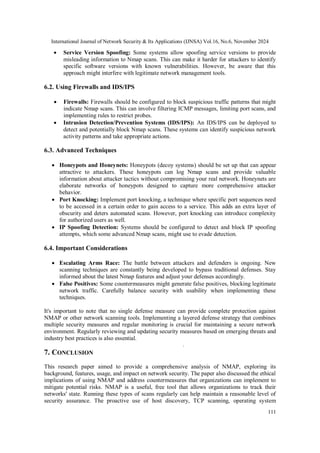 A COMPREHENSIVE ANALYSIS OF NETWORK SCANNING AND SECURITY ASSESSMENT TOOL | PDF