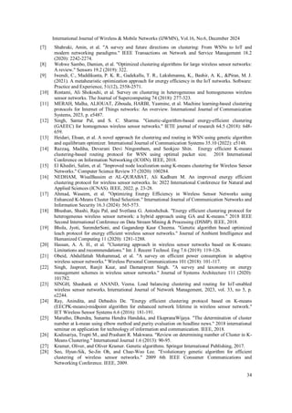Clustering based on Hybridization of Genetic Algorithm and Improved K-Means (GA-IKM) in an IoT ...