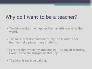 My philosophy of education | PPT