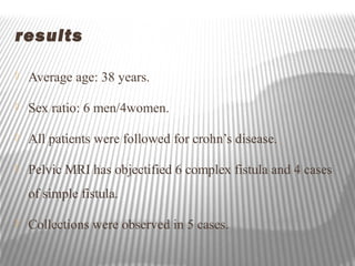 Mri imaging of fistula : its inputs implications for surgical ...