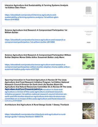 Agriculture And A Changing Environment In Northeastern India Sumi ...