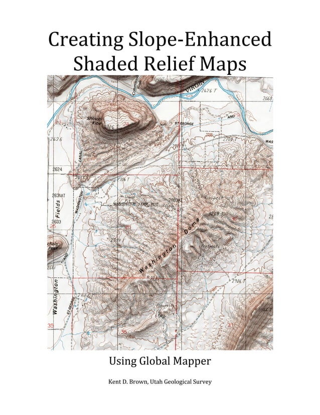 Creating Slope-Enhanced Shaded Relief Using Global Mapper | PDF | Photo ...