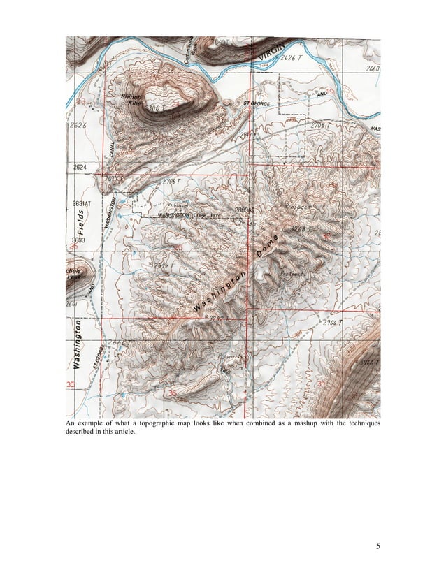 Creating Slope-Enhanced Shaded Relief Using Global Mapper | PDF | Photo ...