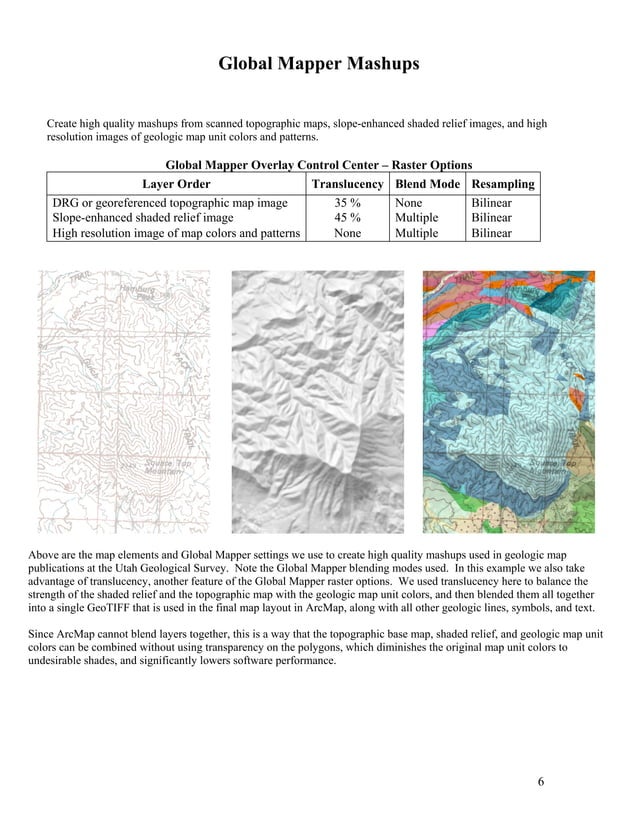 Creating Slope-Enhanced Shaded Relief Using Global Mapper | PDF | Photo ...