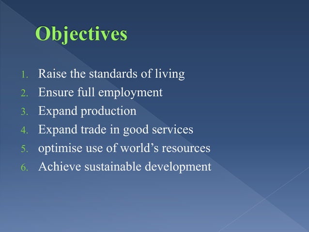 World Trade Organisation (WTO). | PPTX