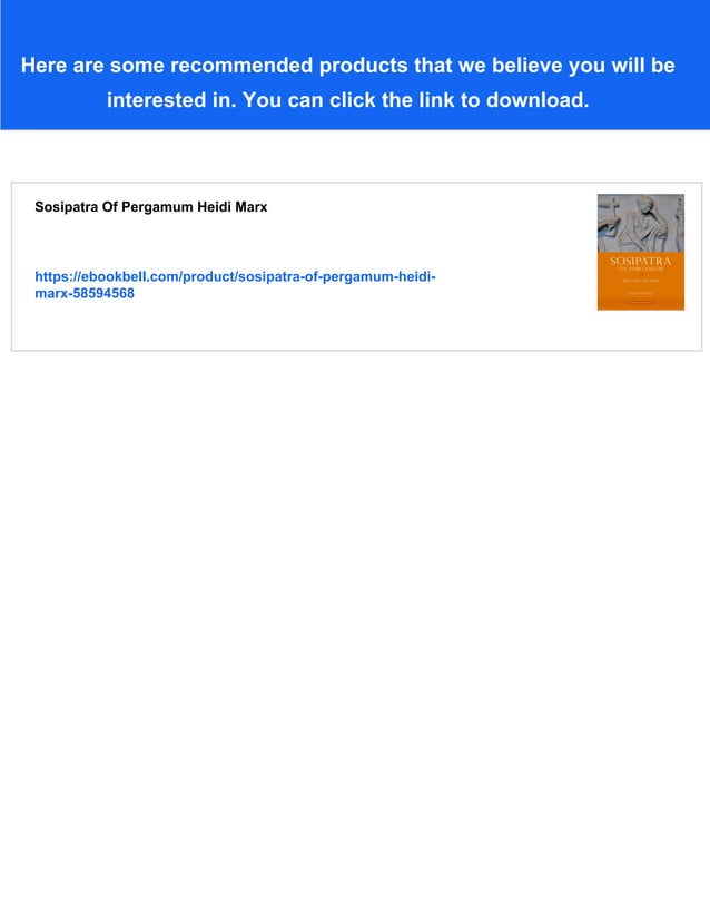 Sosipatra Of Pergamum Philosopher And Oracle Women In Antiquity Heidi ...