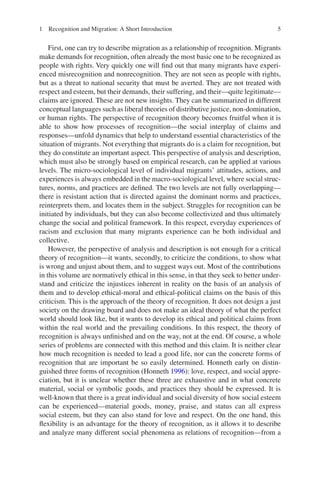 Migration Recognition And Critical Theory Gottfried Schweiger | PDF